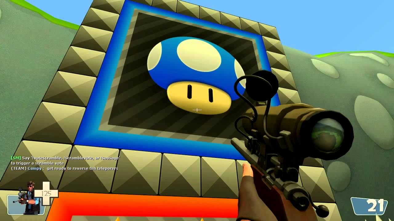 Team Fortress 2 Gameplay: Mario Kart Mini Game - YouTube