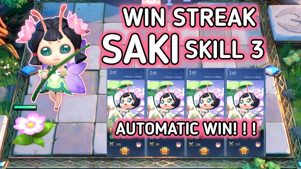 Magic Chess: Win Streak Using SAKI Skill 3 Underrated Little Commander ...