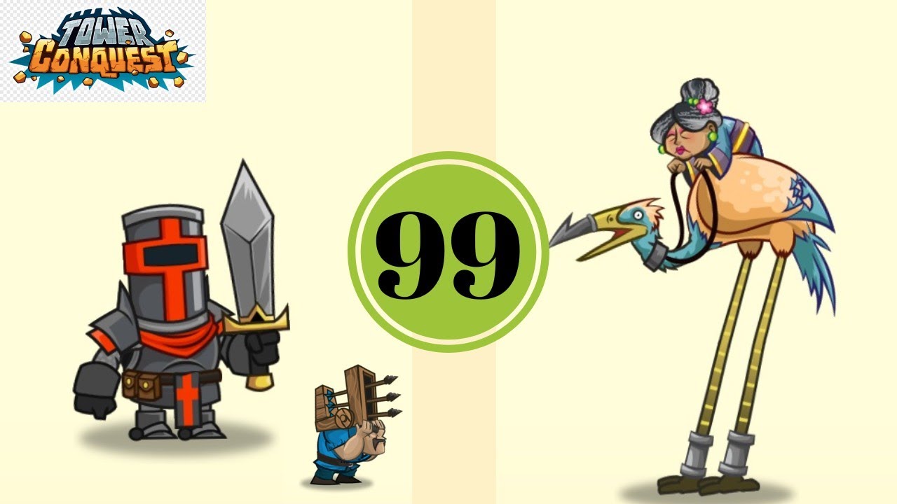 Tower Conquest/tower defens:Gameplay walkthrough best team (ios ...