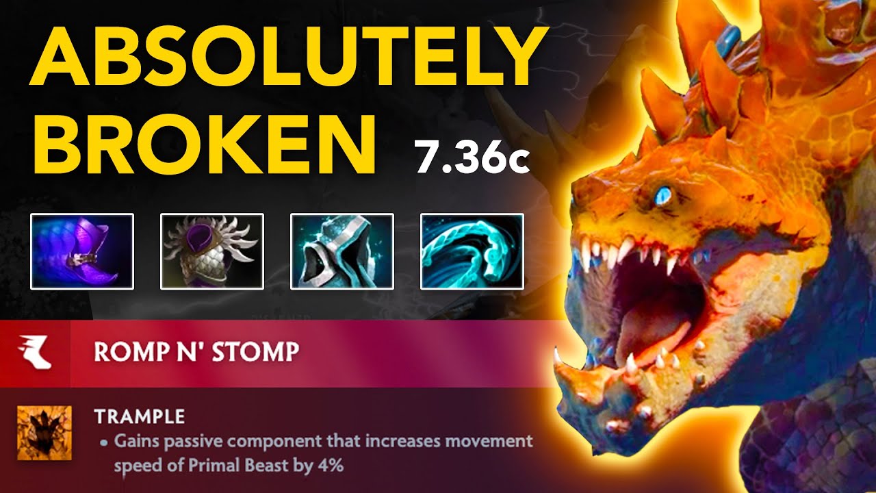 Nisha PRIMAL BEAST Mid - Patch 7.36c | Full Gameplay Dota Class - YouTube