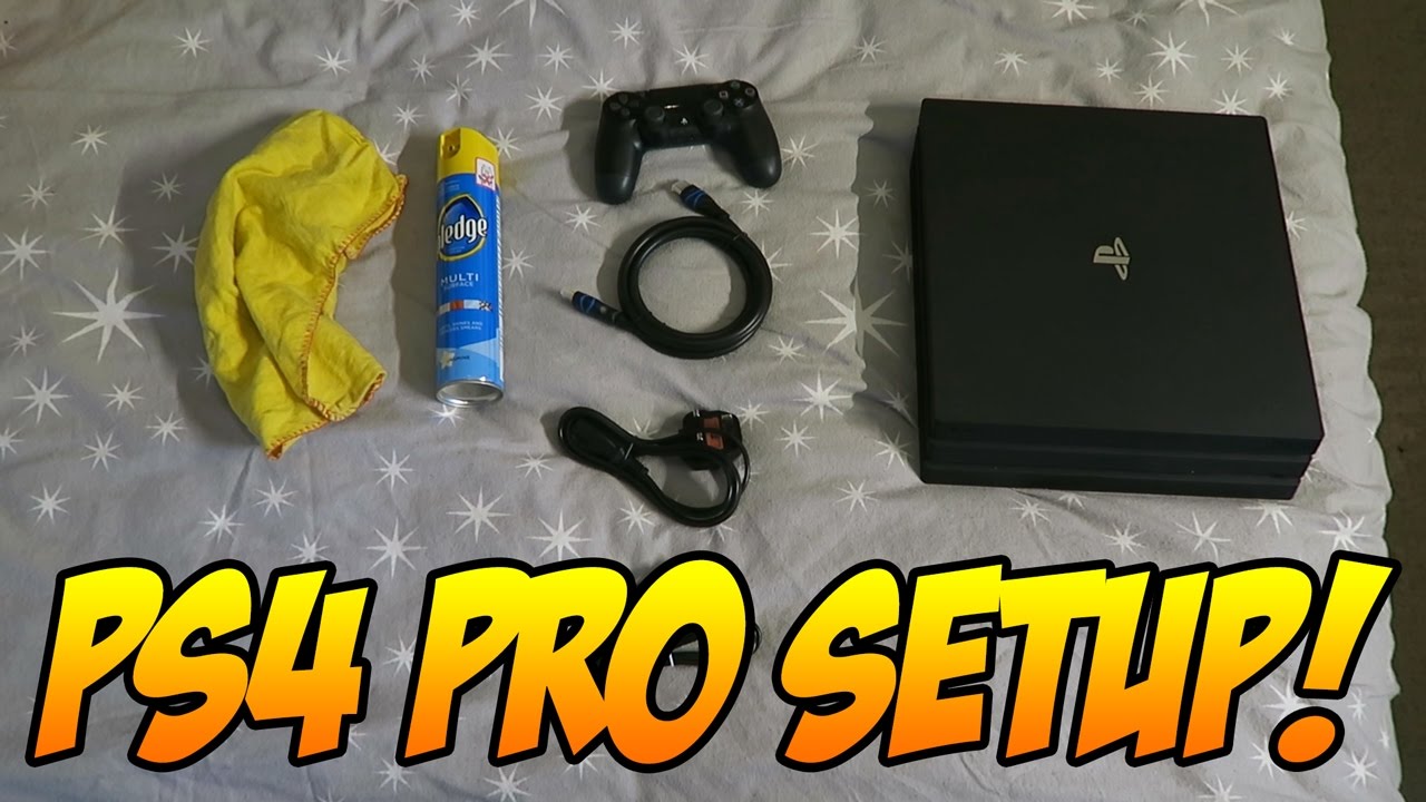 Playstation 4 Pro Console - INITIAL SETUP + FIRST IMPRESSIONS + PS4 DATA TRANSFER! - YouTube
