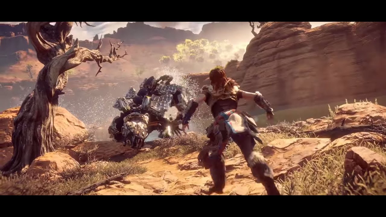 Horizon Zero Dawn - Gameplay Trailer on PS4 Pro in 4K - YouTube
