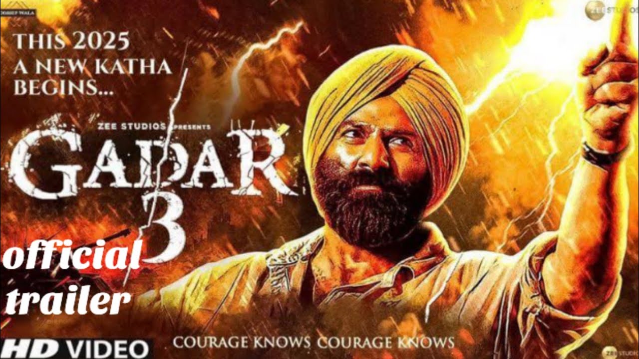 Gadar 3 film official trailer release|| Sunny deol,Anil sharma - YouTube