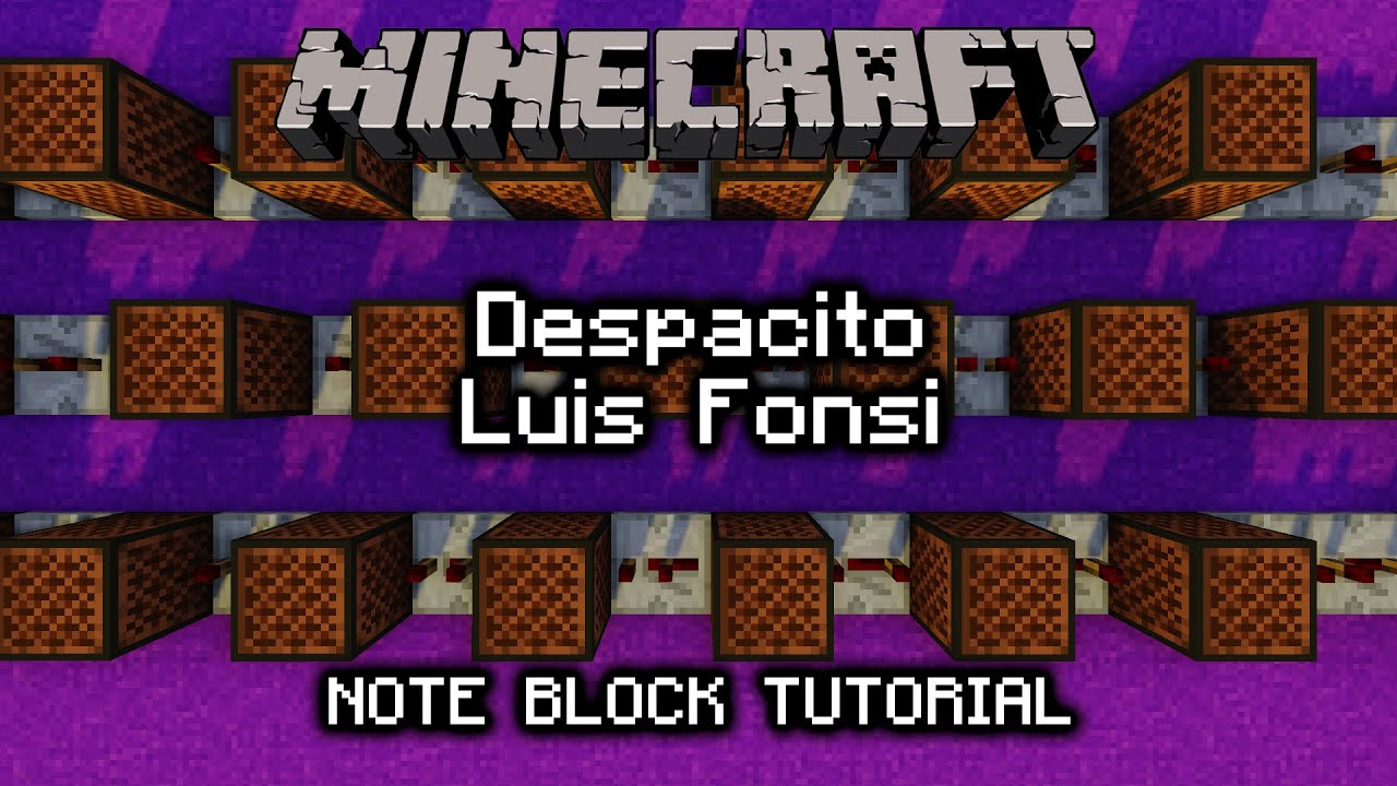 Despacito - Minecraft Note Block Tutorial - YouTube