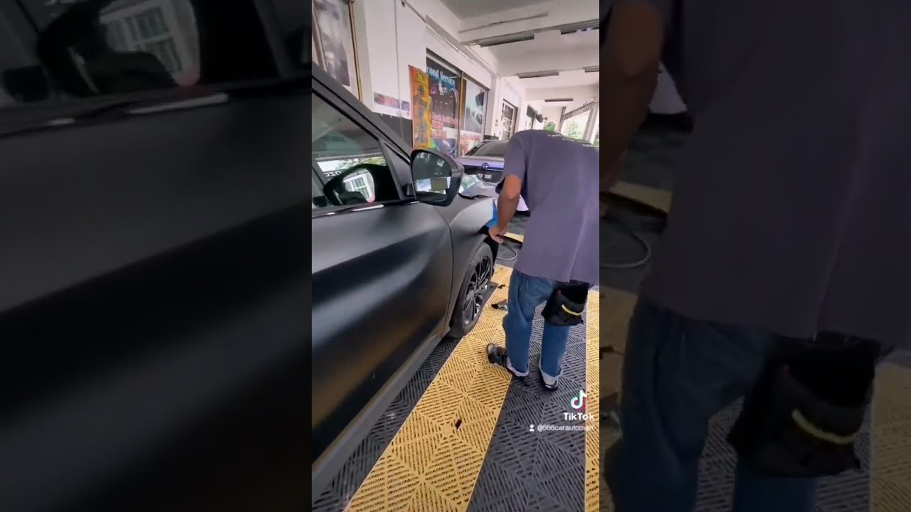 Unwrap proton X50 and wrap new #666carautomart #666caraudioaccessories ...