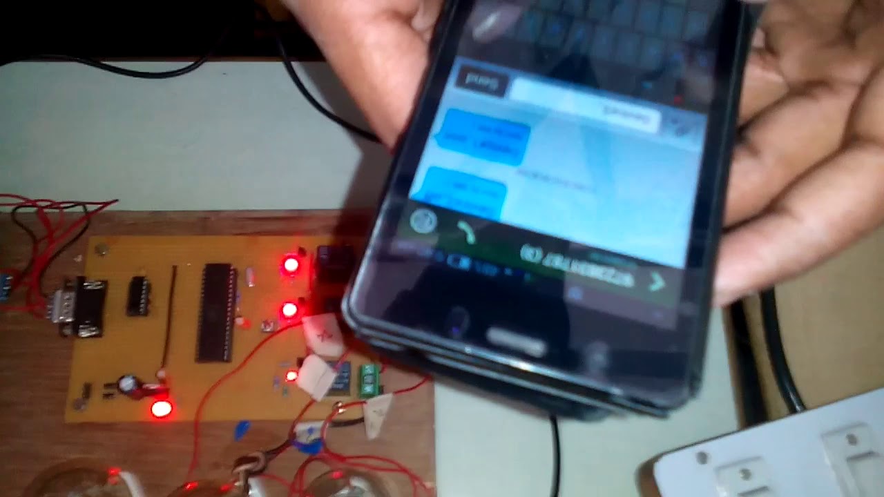 Automatic device control using GSM - YouTube