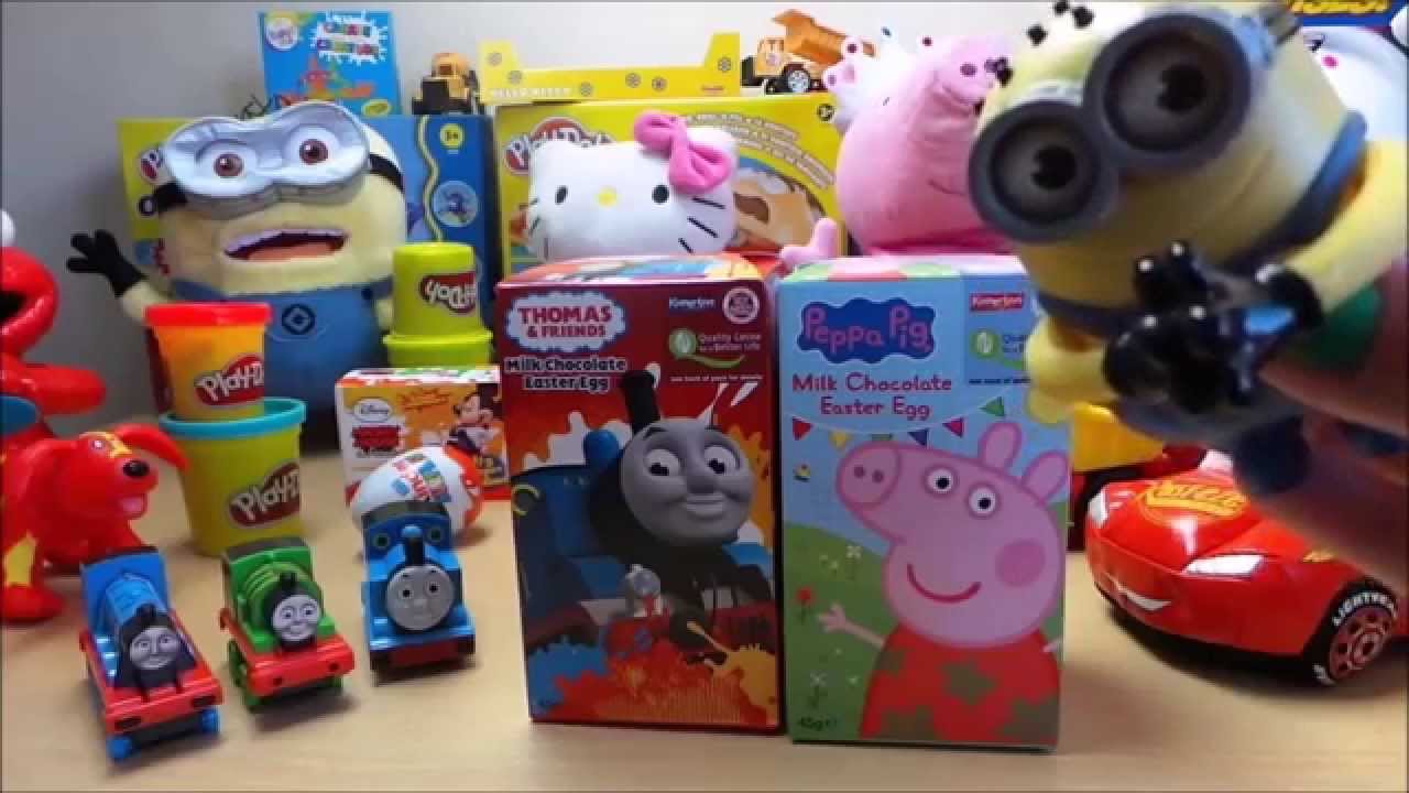 2014 Thomas The Tank Engine and Friends Vs Peppa Pig Chocolate Easter ...