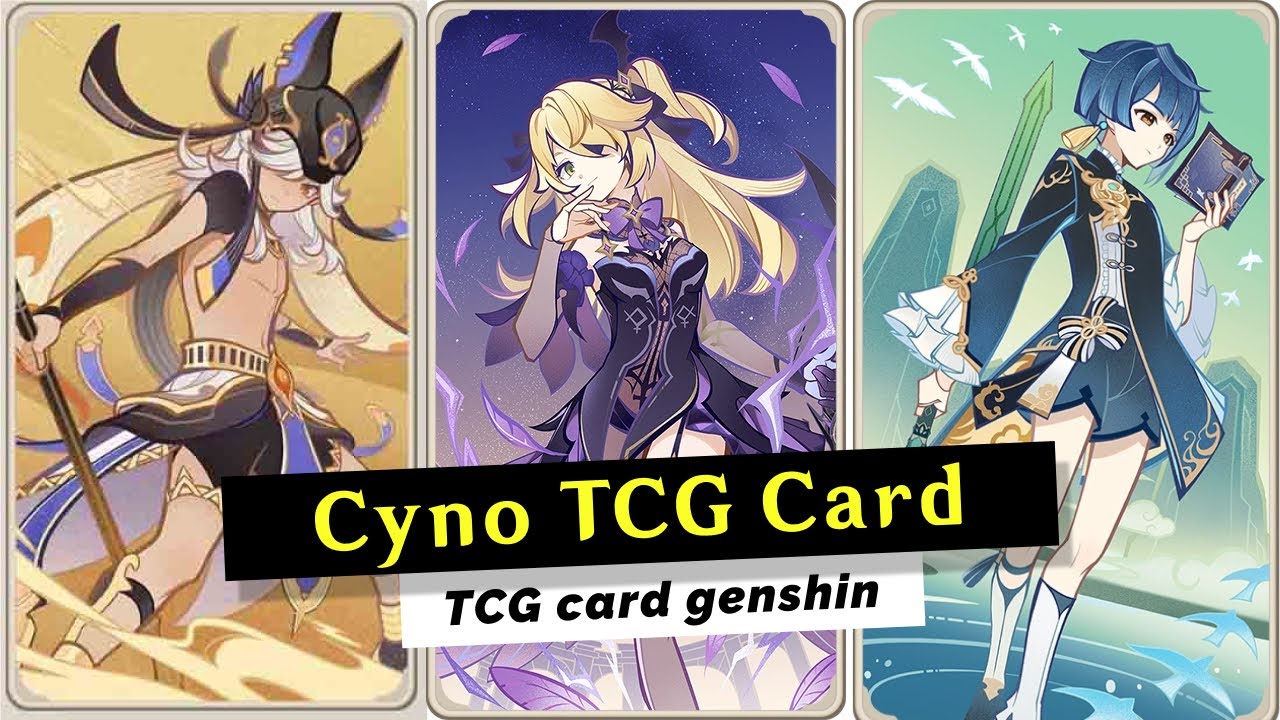 Best Cyno Deck TCG Card - Genshin Impact #genshin - YouTube