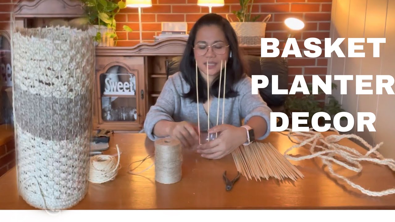 Home Decor/ Basket by Vicky ️ ️ ️ - YouTube