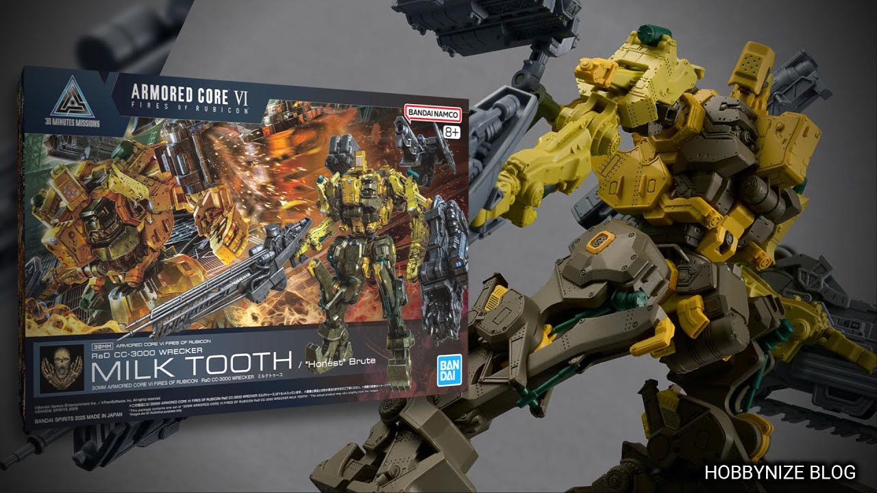 30MM ARMORED CORE VI FIRES OF RUBICON RaD CC-3000 Wrecker Milk Tooth ...
