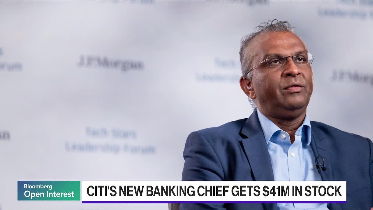 Citi's New Banking Chief Gets $41 Million in Stock - YouTube