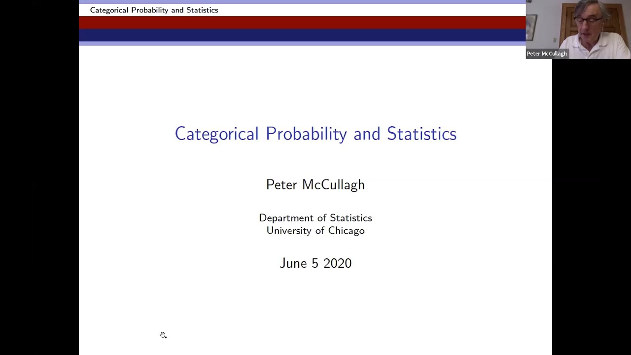 Peter McCullagh: Categorical notions in statistics - YouTube