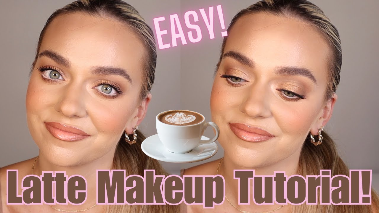 Latte Trend Makeup Tutorial FOR BEGINNERS! STEP BY STEP! - YouTube