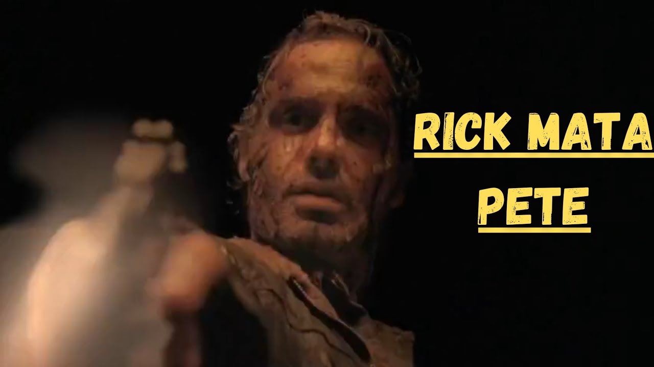 Cena que Rick mata Pete | TWD - YouTube