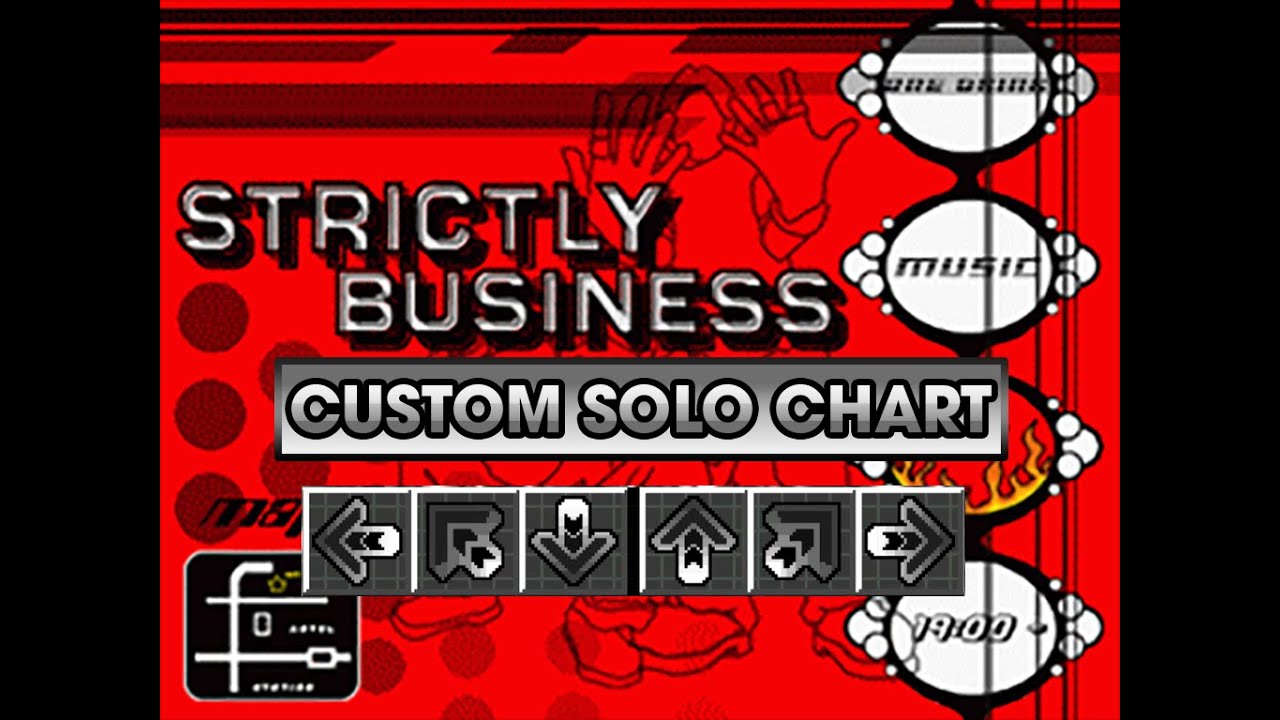 DDR 1stMIX/StepMania 5: STRICTLY BUSINESS (Custom Solo charts) - YouTube