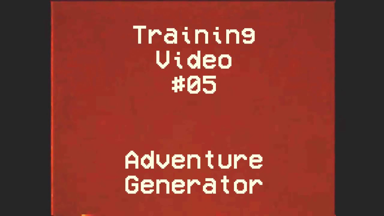 Adventure Generator - R'lyehwatch RPG Tutorial 05 - YouTube