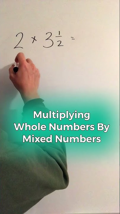 How To Multiply Whole Numbers By Mixed Numbers | Math Help Videos - YouTube