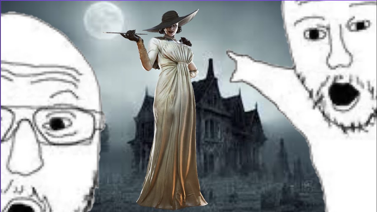 Wojack Gets spooked by Lady Dimitrescu impersonator Roblox Dollhouse ...