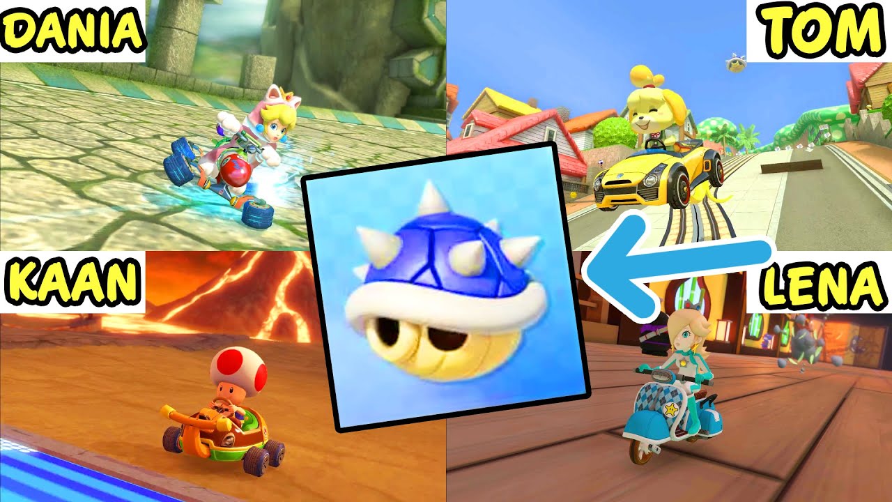 XXL Mario Kart Turnier, ABER ES GIBT NUR BLAUE PANZER! Mit Kaan, Dania ...