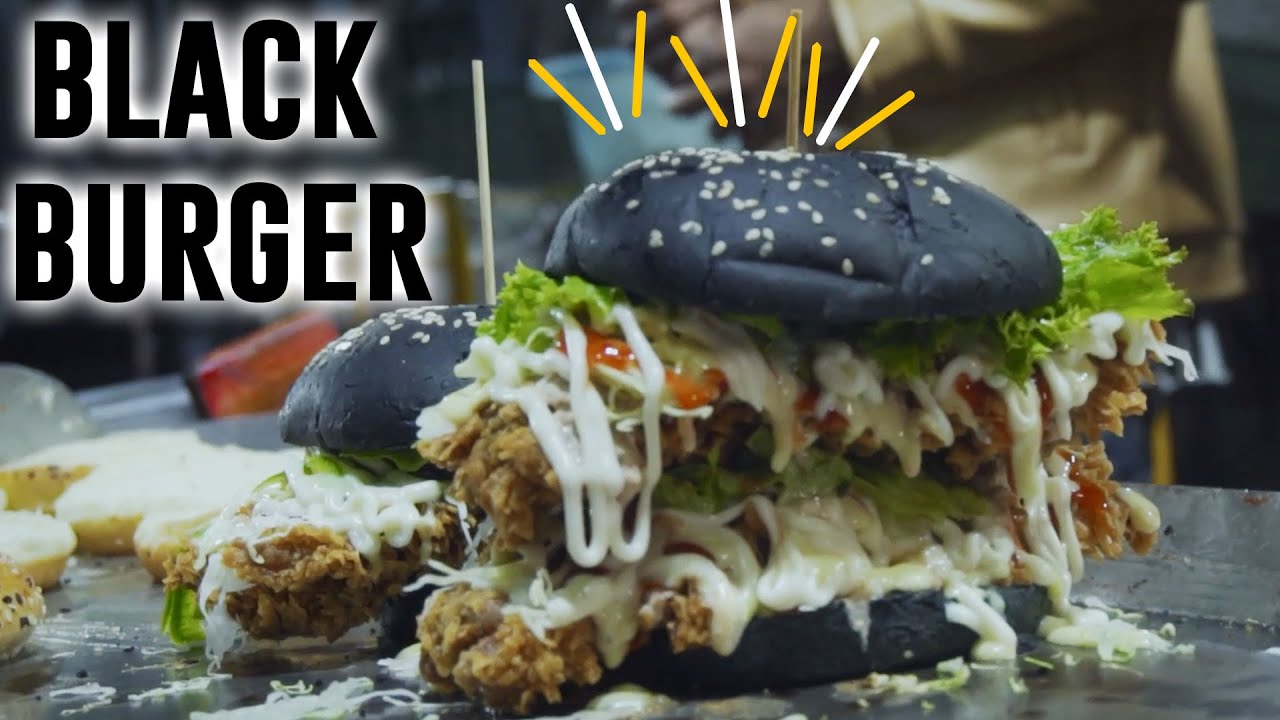 Black and Red Color Zinger Burger Launched in Hyderabad by MR.Natural ...