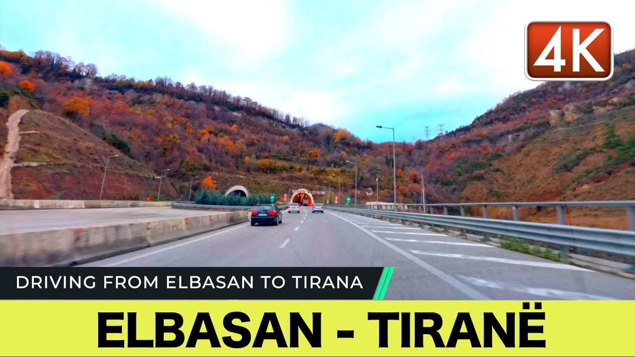 ELBASAN - TIRANA, TUNELI KRRABES, UDHETIM RELAKSUES NGA ELBASANI DERI ...