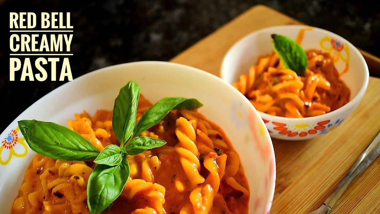 Red Bell Creamy Pasta | Biba Di Cooking#bibadicooking - YouTube