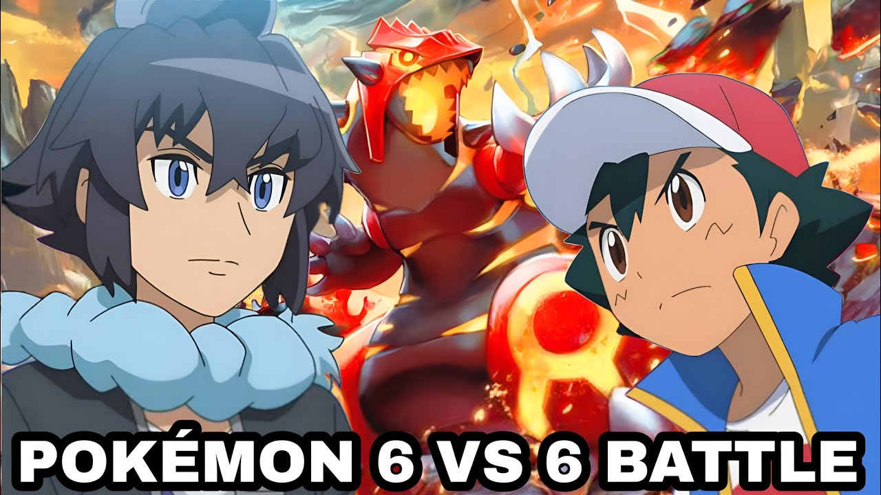 POKEMON 6 VS 6 BATTLE EP - 68 💛 ASH VS GROUDON FULL BATTLE 💛 ASH ...