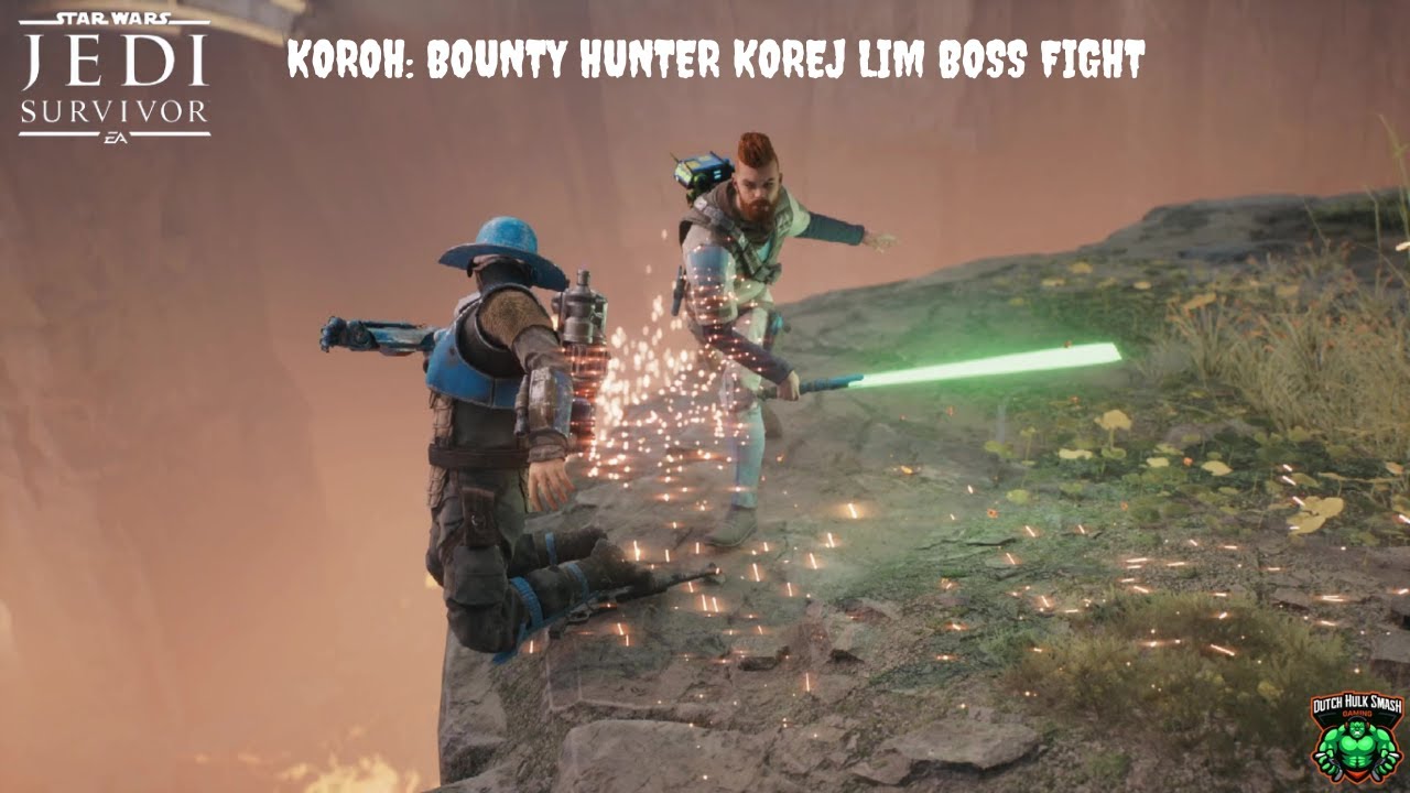 STAR WARS Jedi: Survivor -(Koboh) Bounty Hunter Korej Lim Boss Fight ...