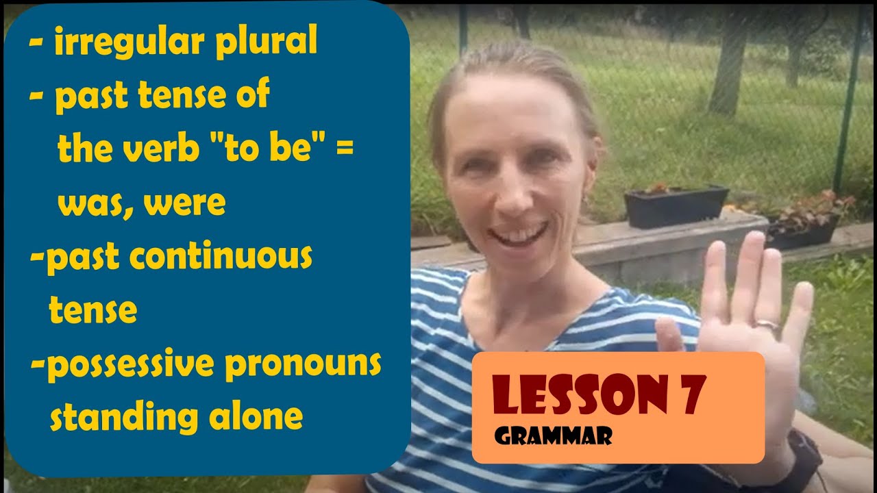 Lesson 7, English grammar. Was/were, past continuous tense, modals ...