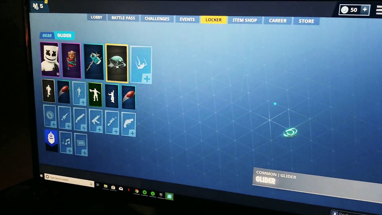 Showing my fortnite inventory - YouTube