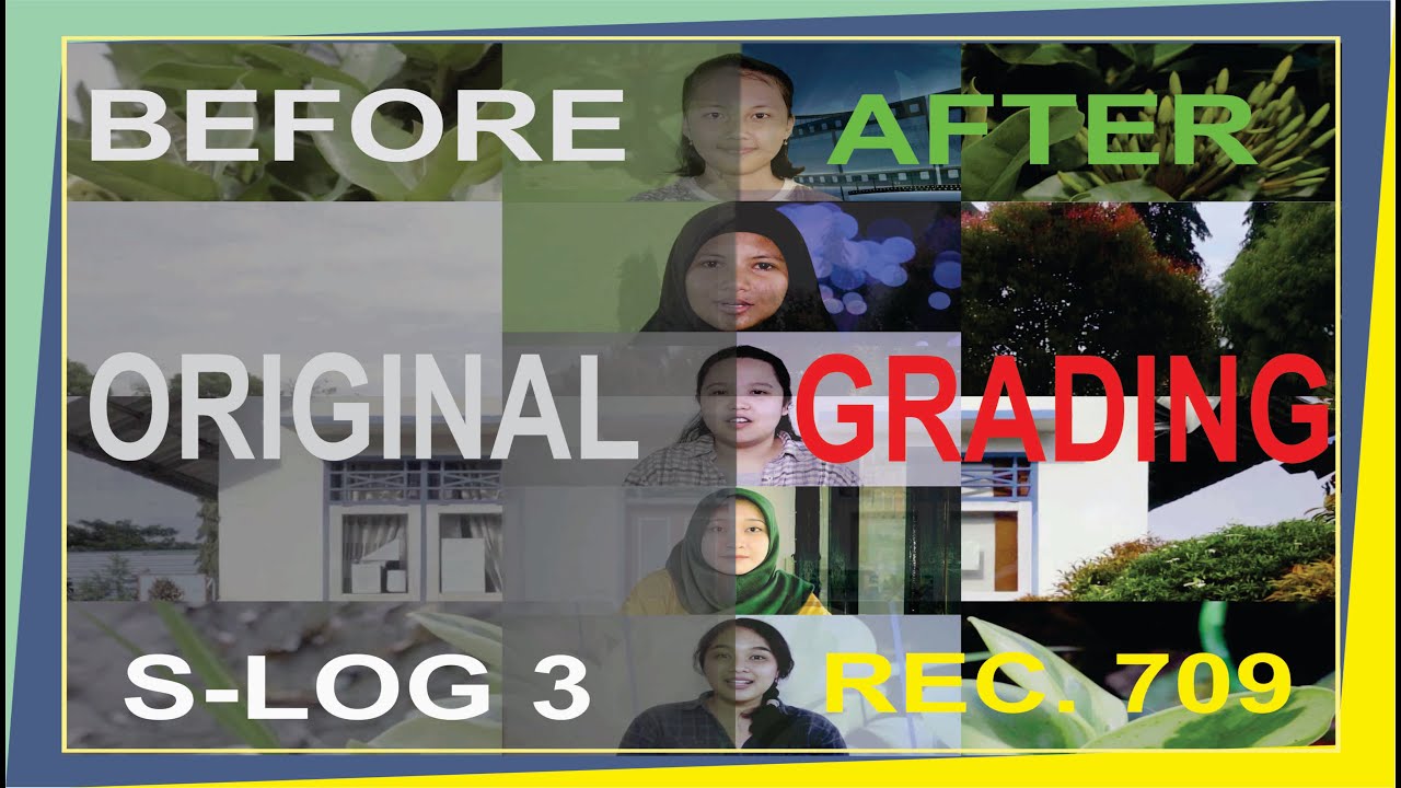 GRADING S-LOG 3 FOOTAGE WITH COLOR MODE REC.709 - YouTube