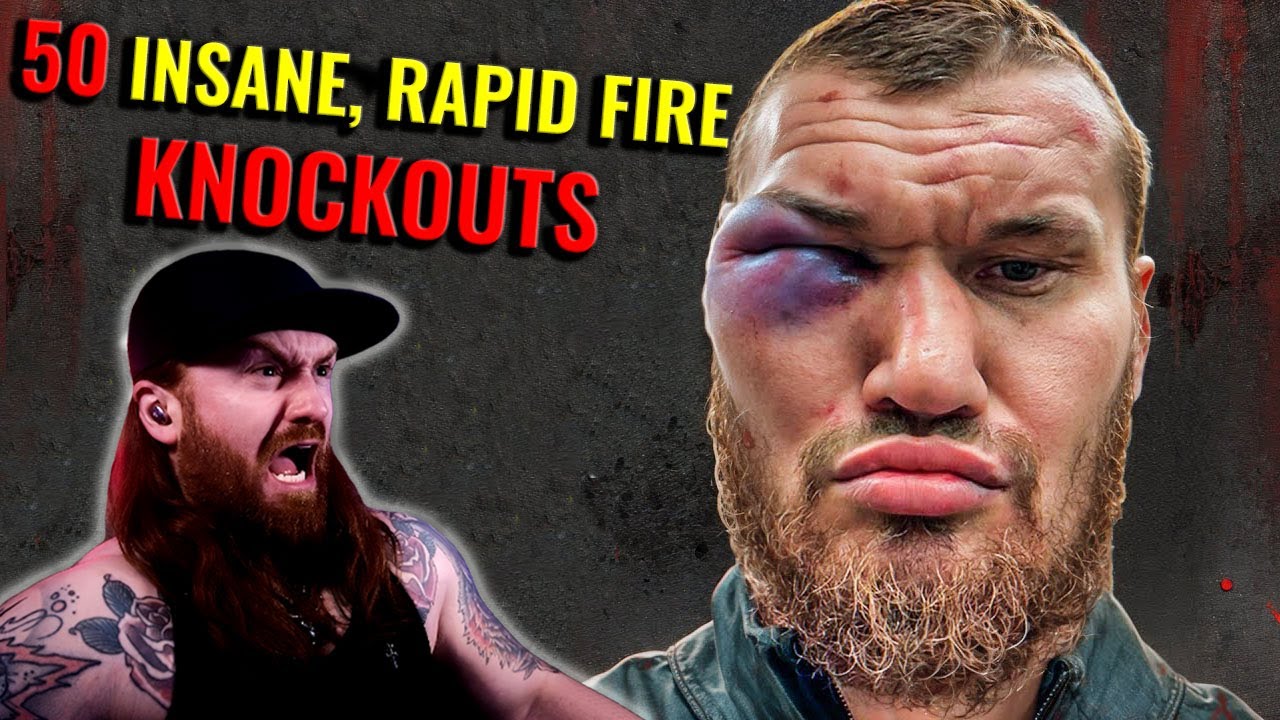 50 BRUTAL Rapid Fire Knockouts in MMA and Boxing - YouTube
