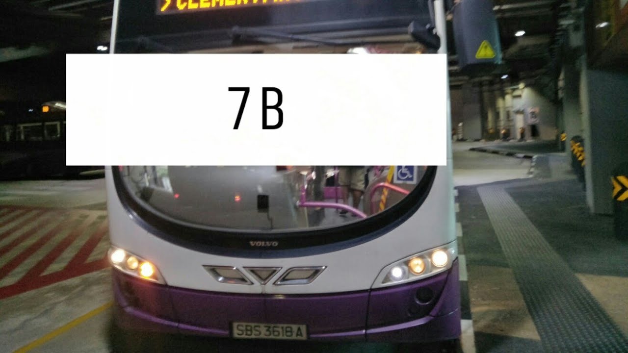 SBS Transit Bus Service 7B, SG5845J (Full Trip) - YouTube