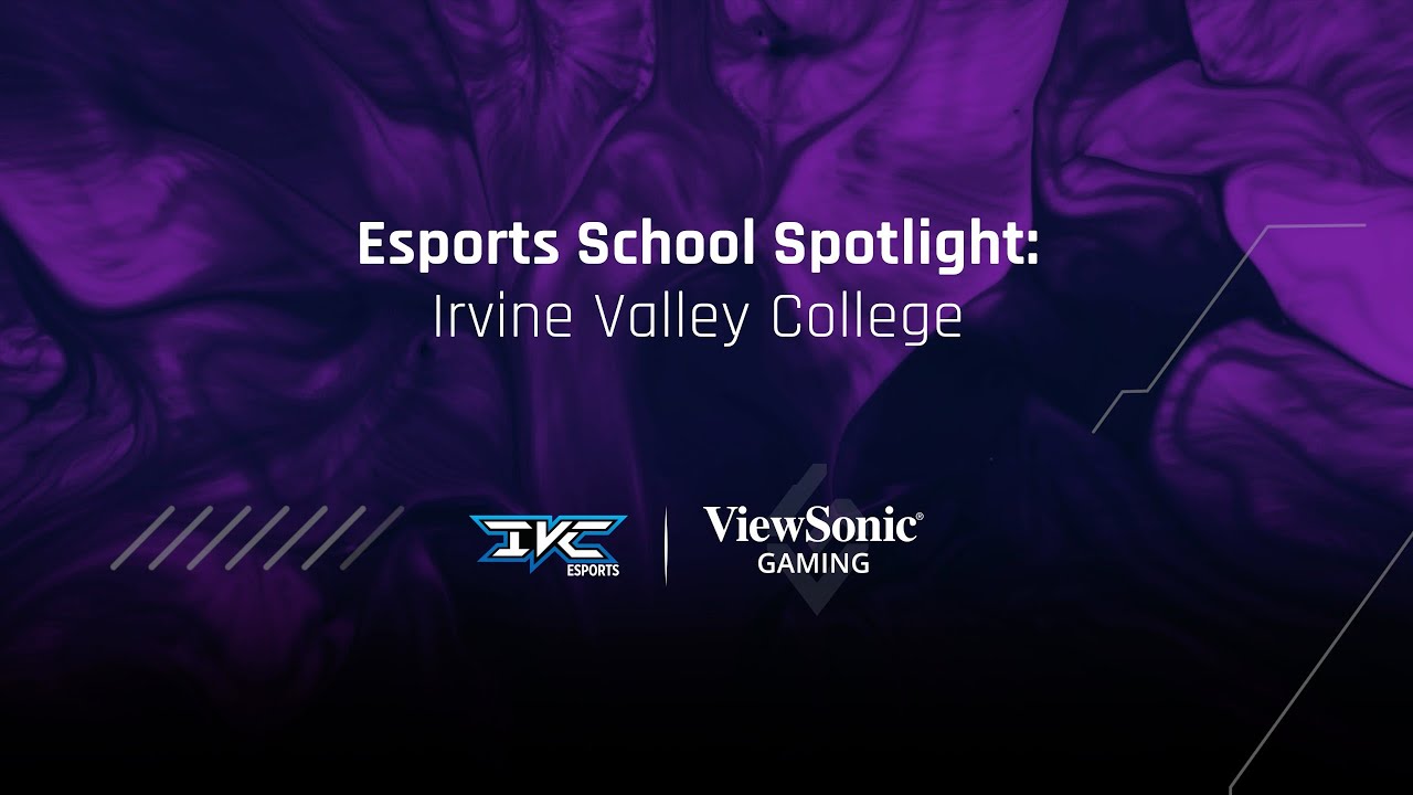 Irvine Valley College Esports Teams Up with ViewSonic - YouTube