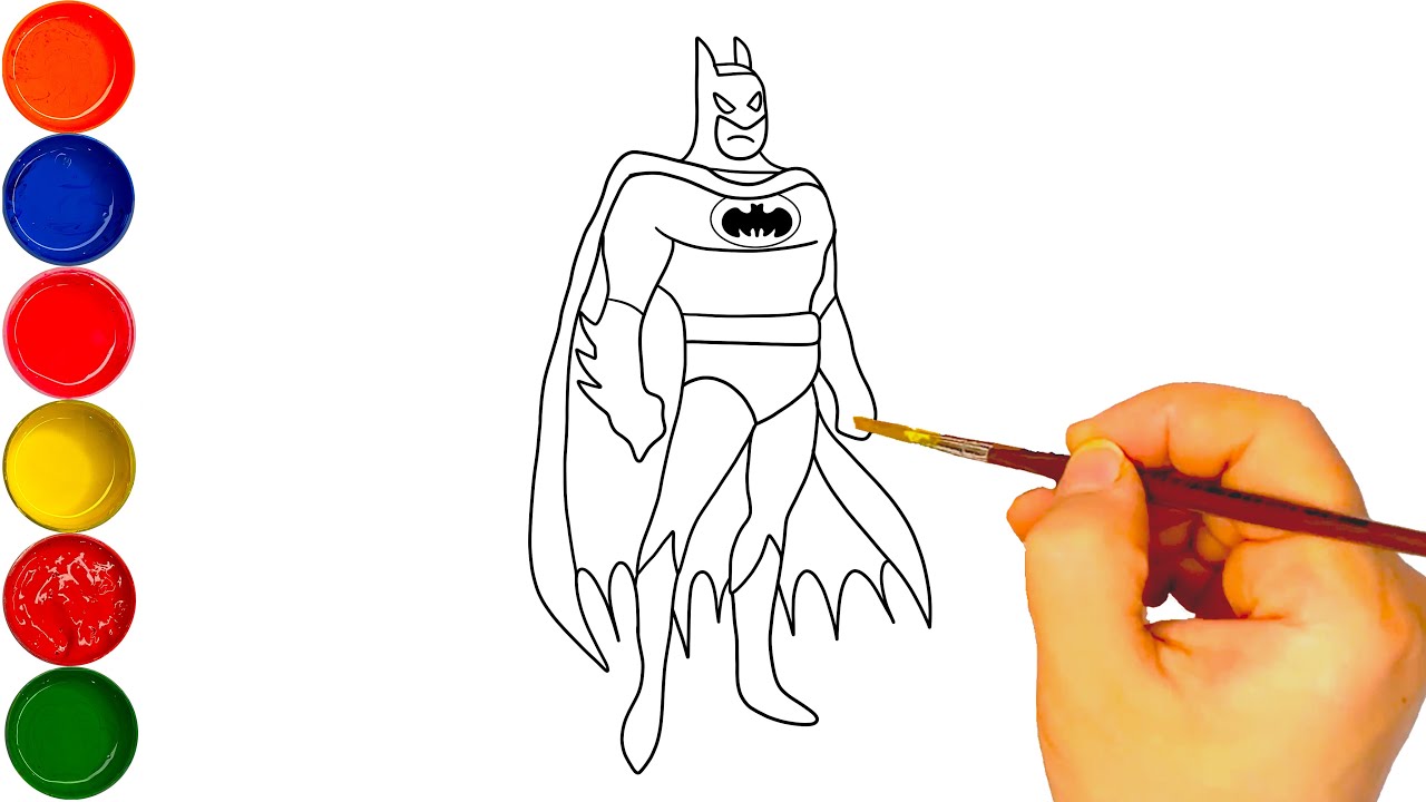 How To Draw Batman Easy | How To Draw Batman Full Body | How To Draw ...
