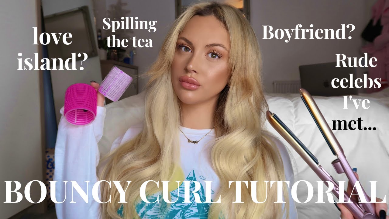 Bouncy Curls Tutorial & Spilling the Tea Q&A - YouTube