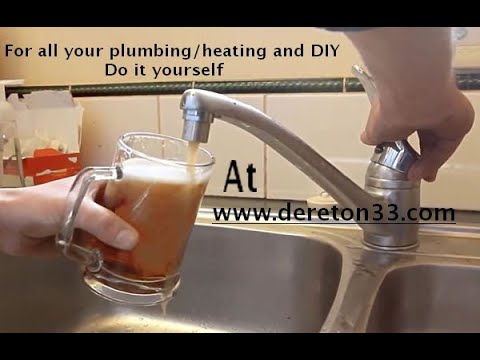 Why you should run the cold water tap before drinking from it. - YouTube