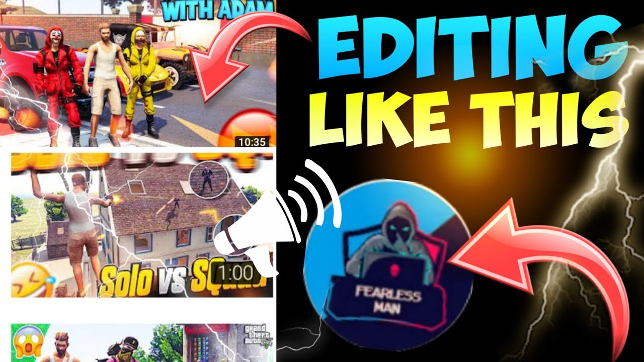 How To Make Vedio Like @FearlessMan_FF Fearless man Editing - YouTube
