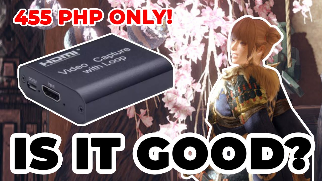 Cheap Capture Card Good for Nintendo Switch (Monster Hunter Rise test ...