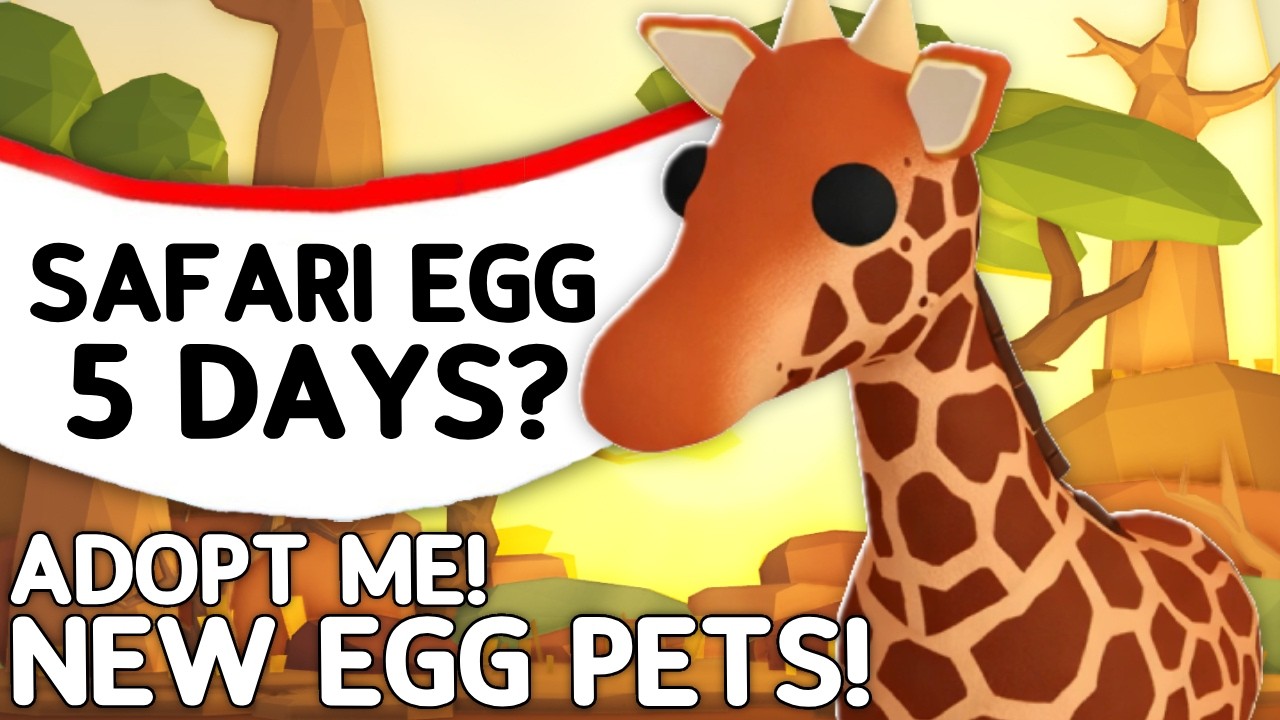 Adopt Me New Safari Egg Pets? Egg Update Pet Ideas - YouTube