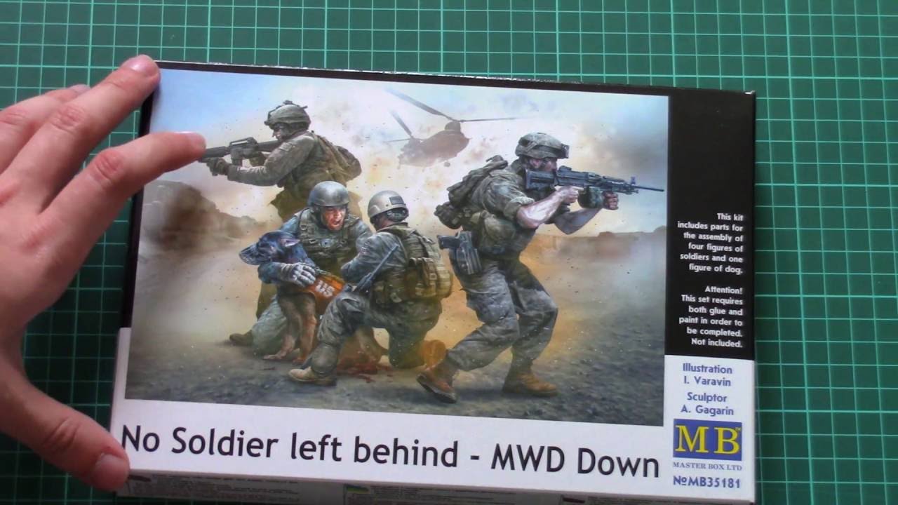 Master Box 1/35 No Soldier Left Behind - MWD Down (MB35181) - YouTube