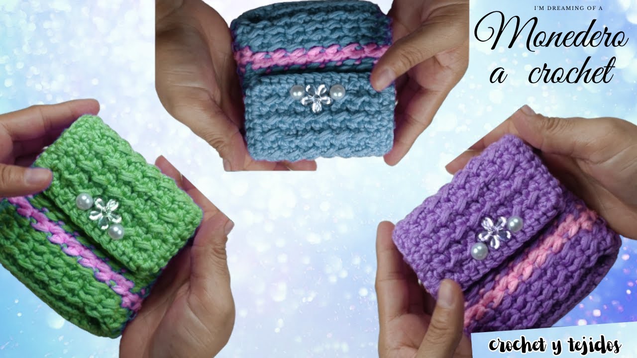 NO TE PUEDES QUEDA SIN EL TUYO monedero tejido a crochet paso a paso ...
