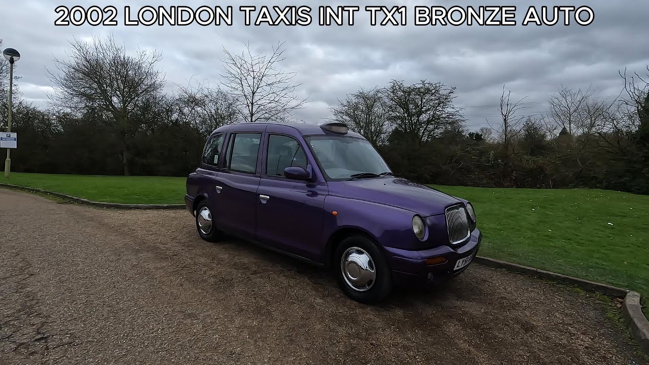 2002 LONDON TAXIS INT TX1 BRONZE AUTO - YouTube