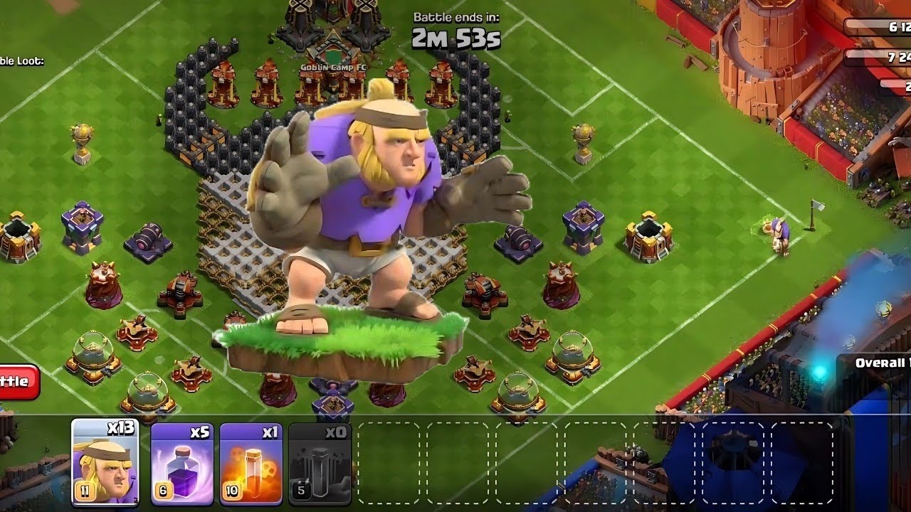 How to 3 star Gaint Thrower challange #clashofclan #halland #coc # ...