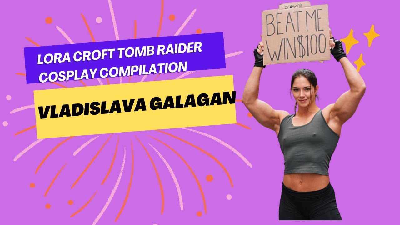 Vladislava Galagan Cosplaying As Muscular Lora Croft From Tomb Raider ...