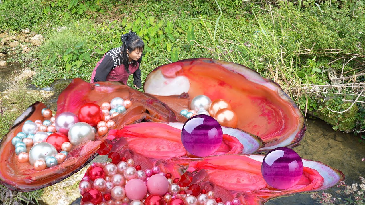 I have harvested the most dazzling and precious red pearls in the giant ...