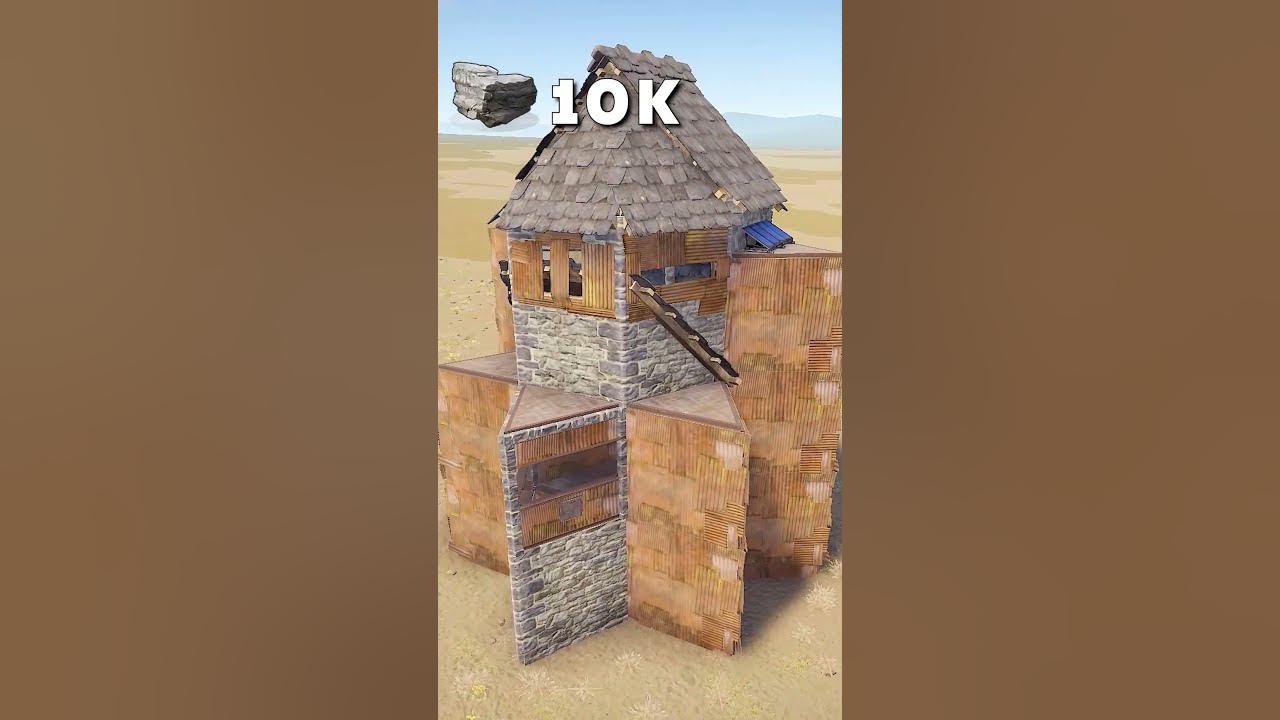 New Double Bunker Base With Floorstack In Rust Shorts Shorts Rustbunker Rustbase Rustshorts