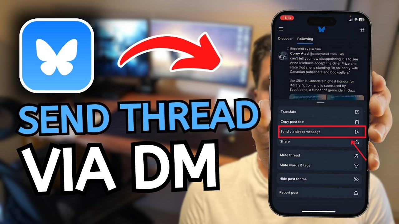 How to Send Thread via Direct Message on Bluesky Social - Full Guide ...
