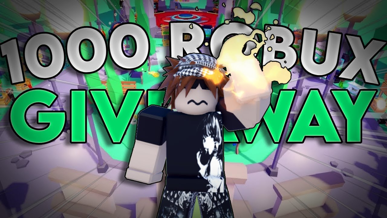 1,000 ROBUX GIVEAWAY!!!! - YouTube
