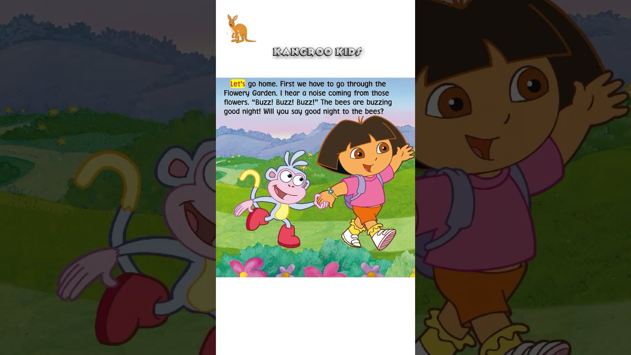 Dora and the explorer comic Book। Good night Dora - YouTube